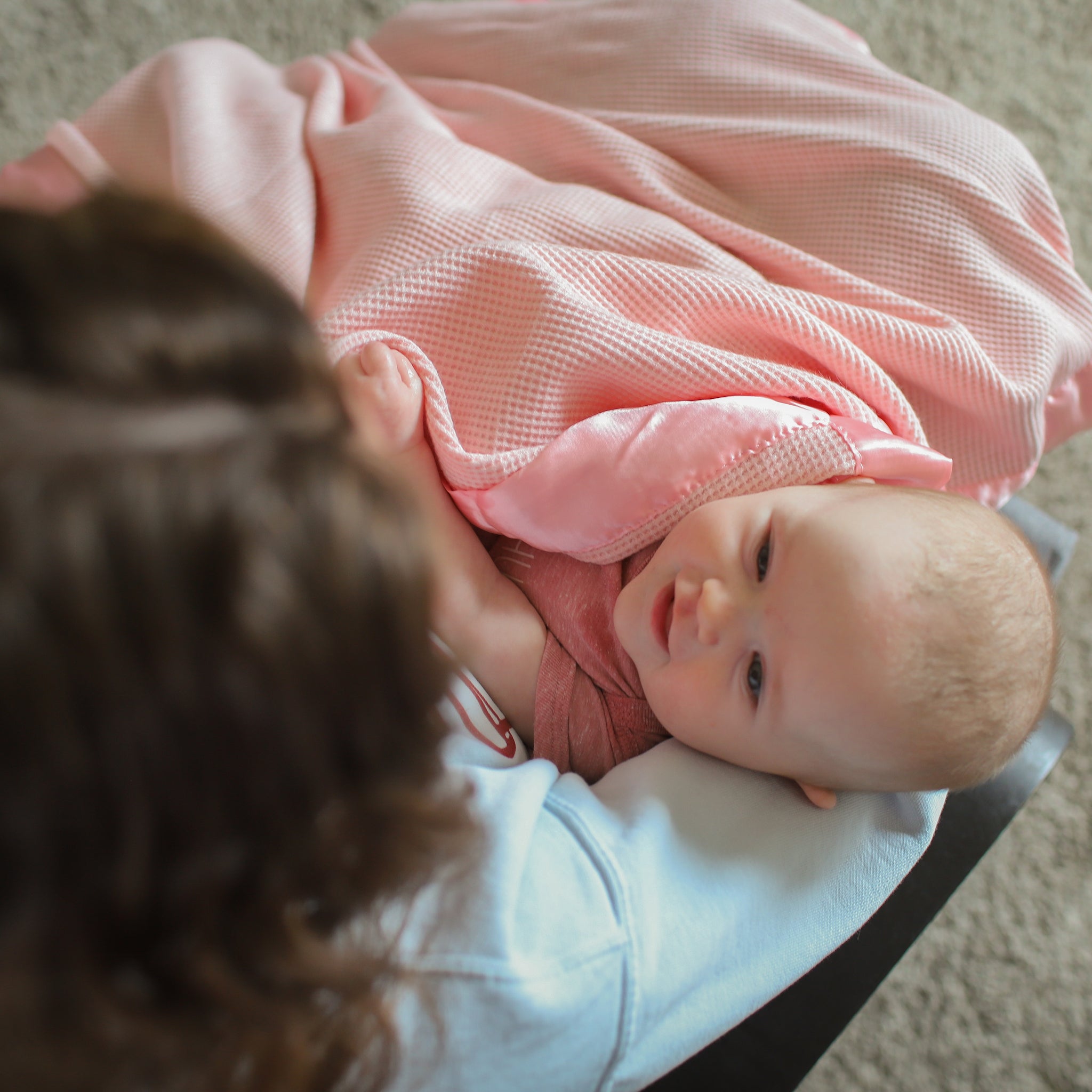 Baby Morgan Thermal Waffle Weave Mini Blankie